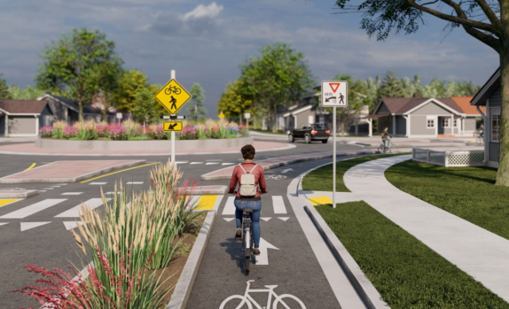 Bicycle-roundabout-simulation – Streetsblog Denver